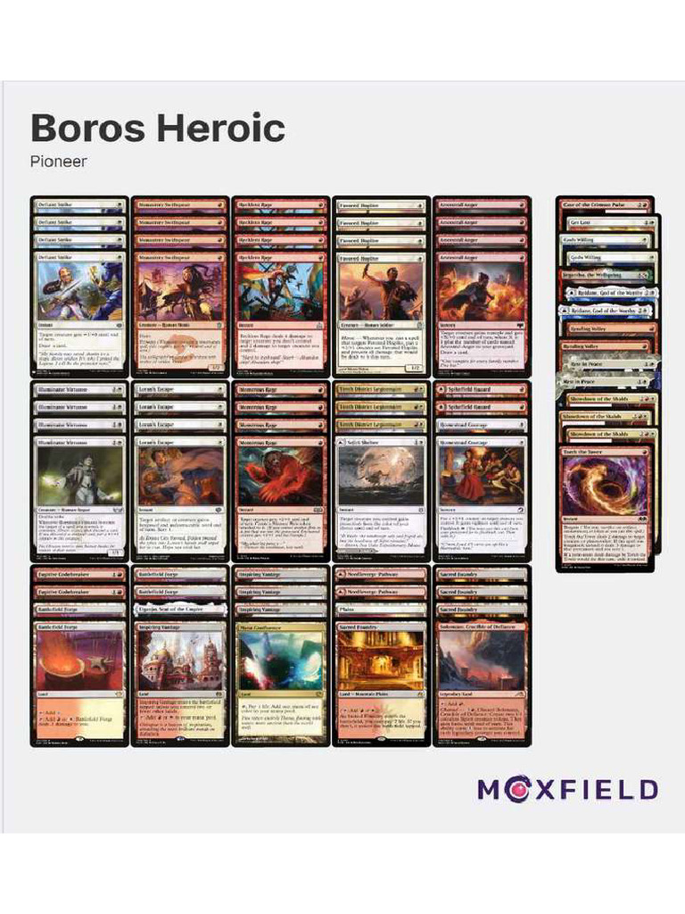 Boros Heroic Deckist | PDF