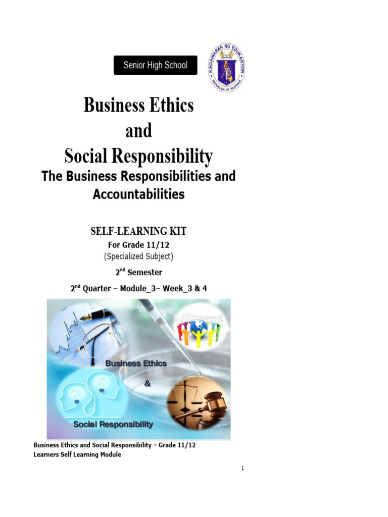 BESR Qtr.4 Module3 4 - wk3 4 | PDF | Employment | Corporate Social ...