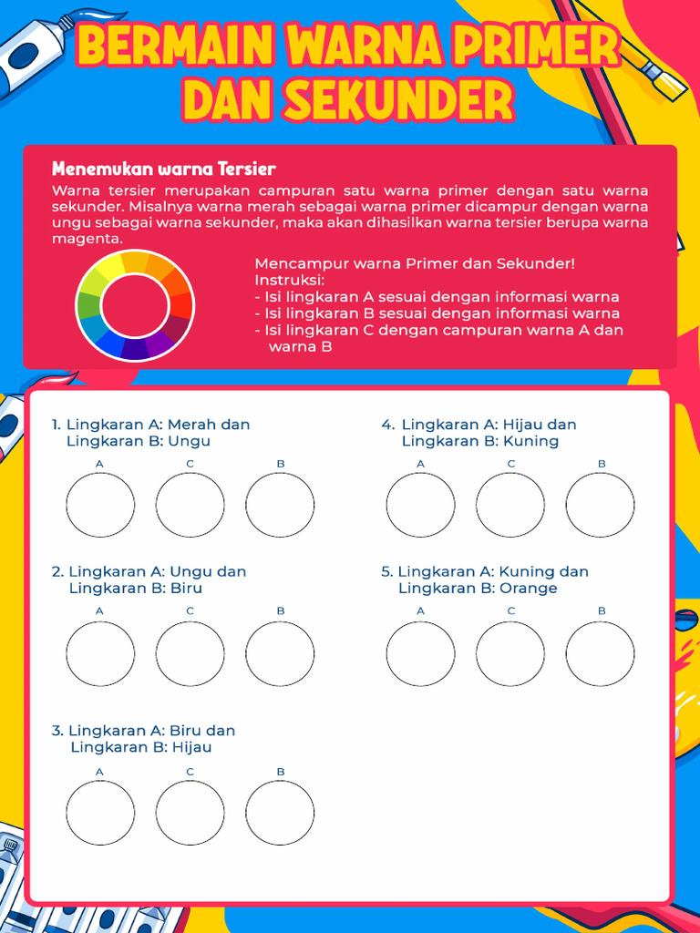8 Asesmen - Bermain Warna Tersier | PDF