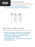 BCD To Excess-3 Code Converter (Using NOT and NAND | PDF | Binary Coded ...