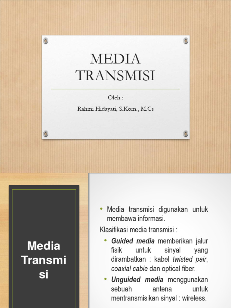 Media Transmisi: Panduan Lengkap | PDF