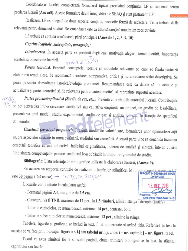 Structura Lucrare Licenta | PDF