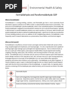 Formaldehyde Spill Cleanup Protocol | PDF | Formaldehyde | Personal ...