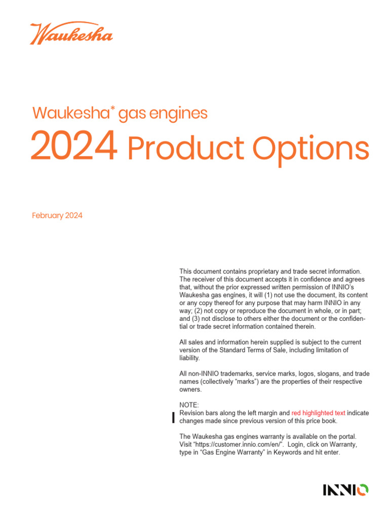 Waukesha Product Options 2024 2-15-2024 | PDF | Subscription Business Model | Cloud Computing