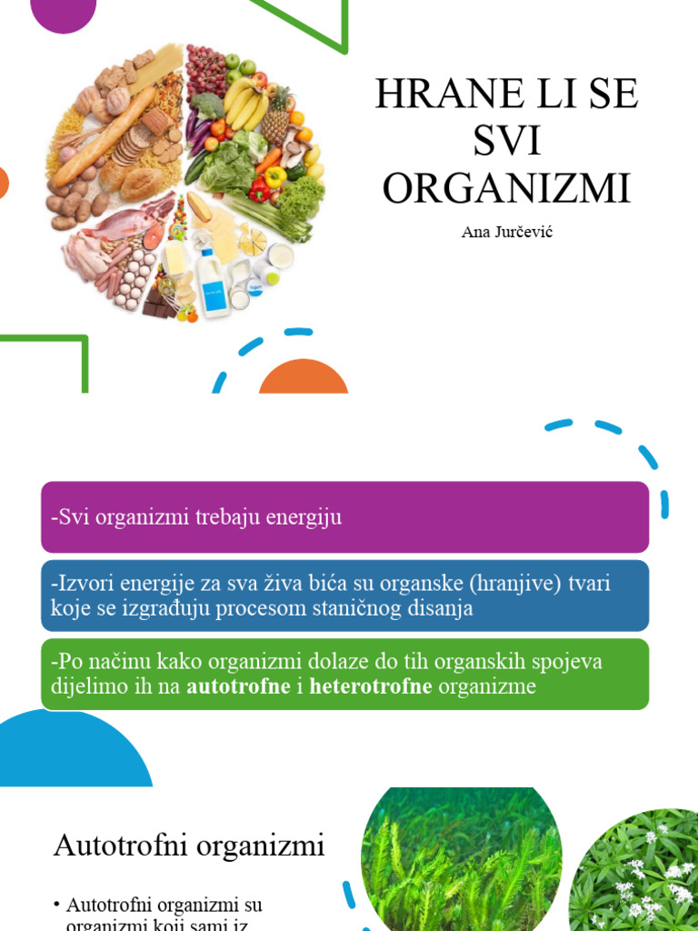 Prezentacija Biologija Hrana | PDF