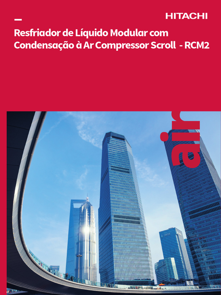Catálogo Comercial Chiller Scroll RCM2 | PDF | Uso eficiente de energia