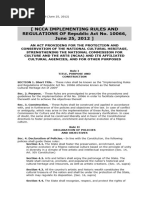 Republic Act No. 10066 | PDF | Preservation (Library And Archival ...