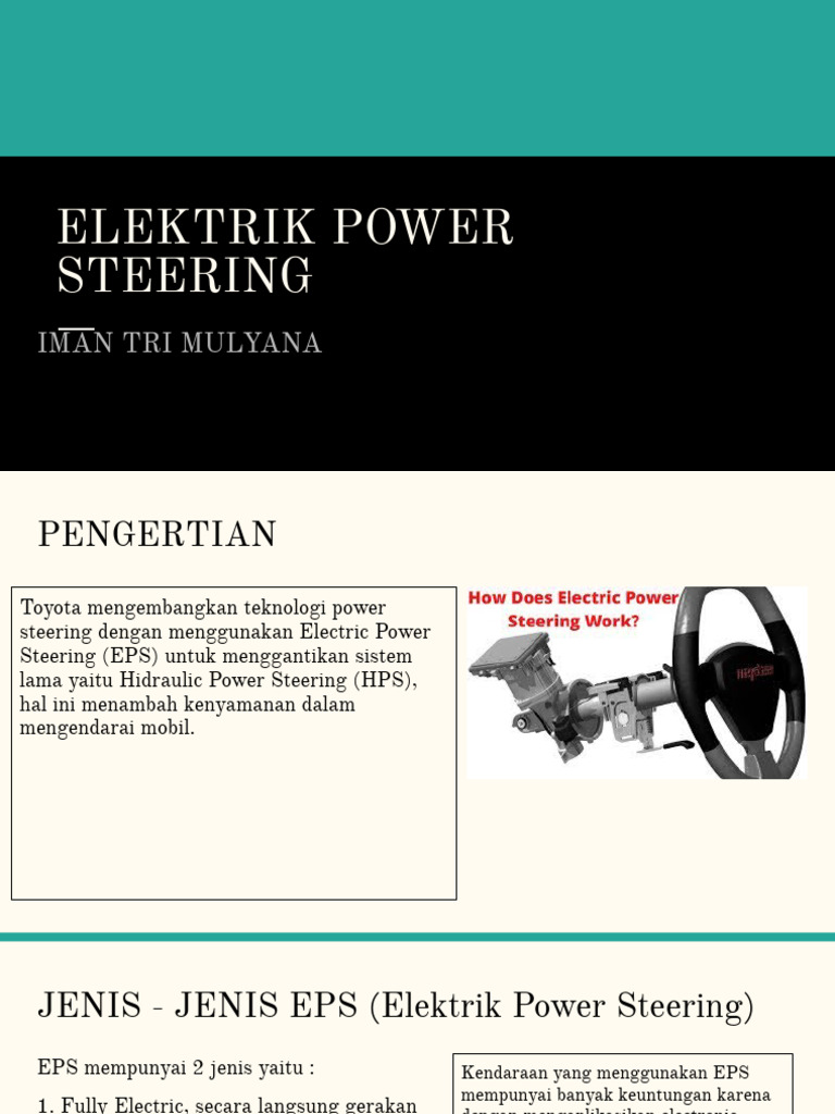 Pertemuan 3 Elektrik Power Steering | PDF