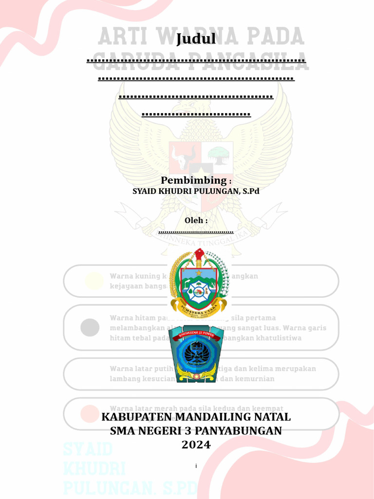 Format Tugas Makalah PKN Kelas X Fase E-1 Sampai 7 | PDF