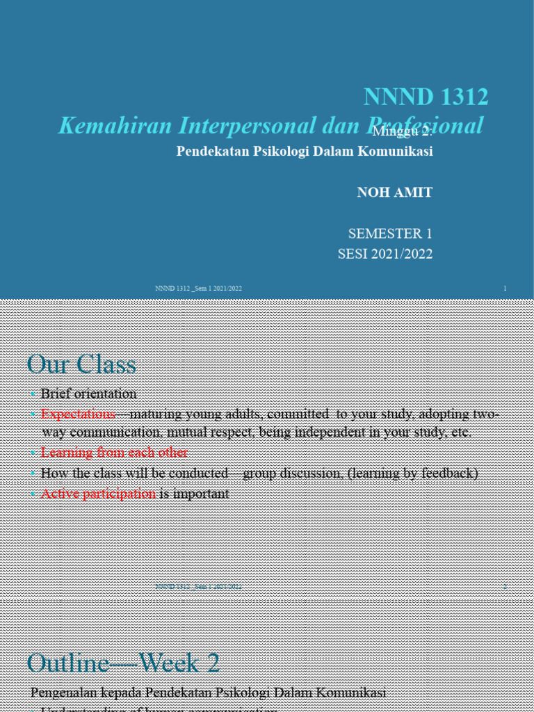 Pendekatan Psikologi Dalam Komunikasi | PDF | Communication | Nonverbal ... Pendekatan Psikologi Dalam Komunikasi | PDF | Communication | Nonverbal ...