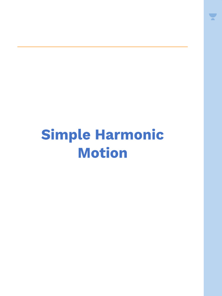 NEET UG Physics SHM Theory-Final-1 | PDF