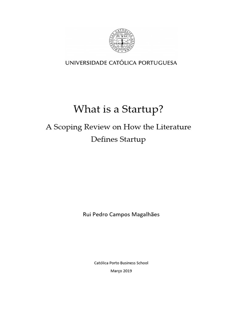 What Is A Startup | PDF | Entrepreneurship | Startup Company
