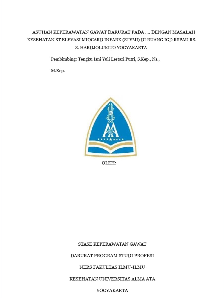 PDF Askep Stemi | PDF