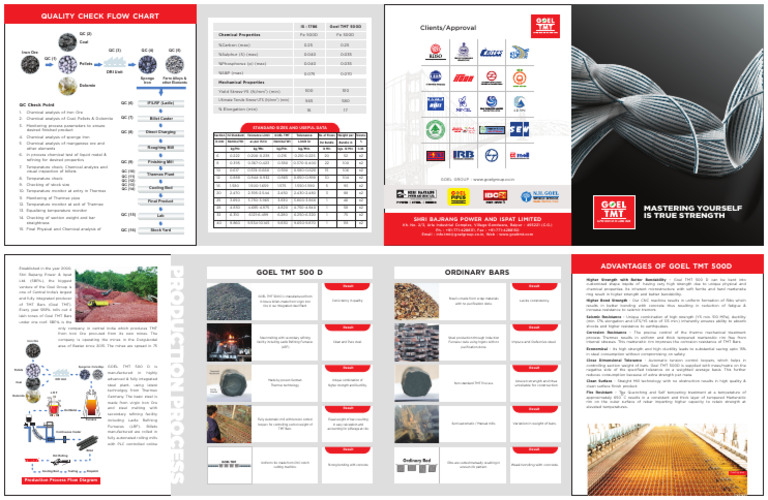 Goel TMT Steel Bar | PDF | Steel | Iron