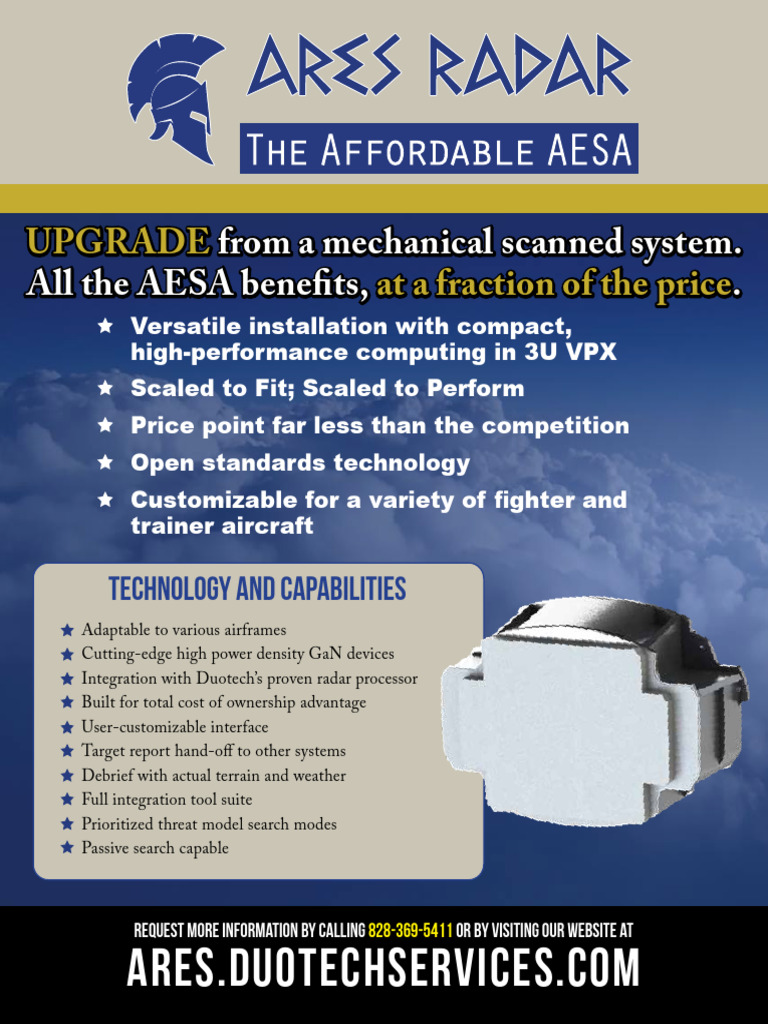 Ares Radar Flyer 2021 | PDF | Radar | Computing