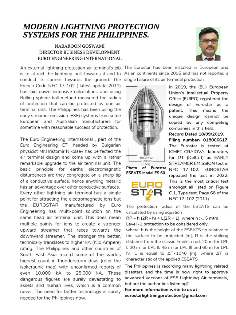 Modern Lightning Protection Systems For The Philippines | PDF ...
