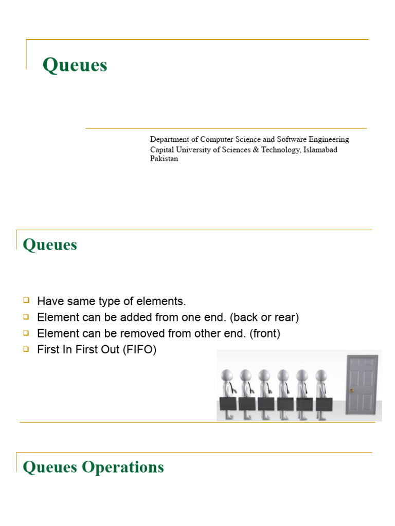 Week4 Queue Pdf Queue Abstract Data Type Software Engineering