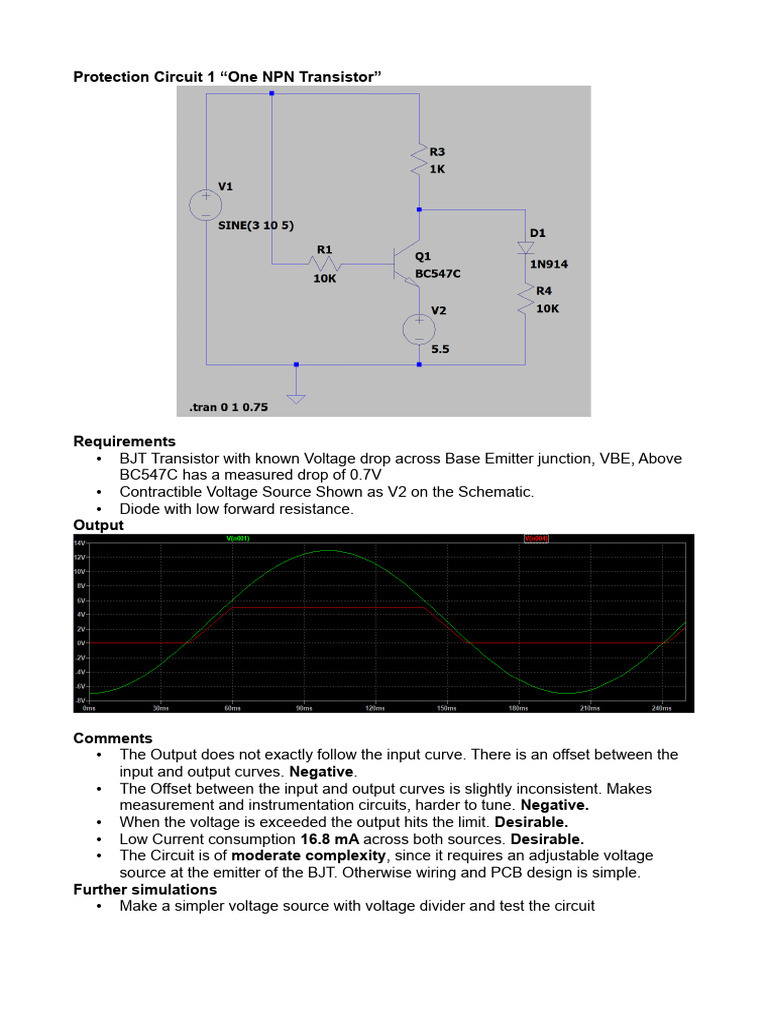 Comparison of Over Voltage Protections | PDF | Operational Amplifier | Bipolar Junction Transistor