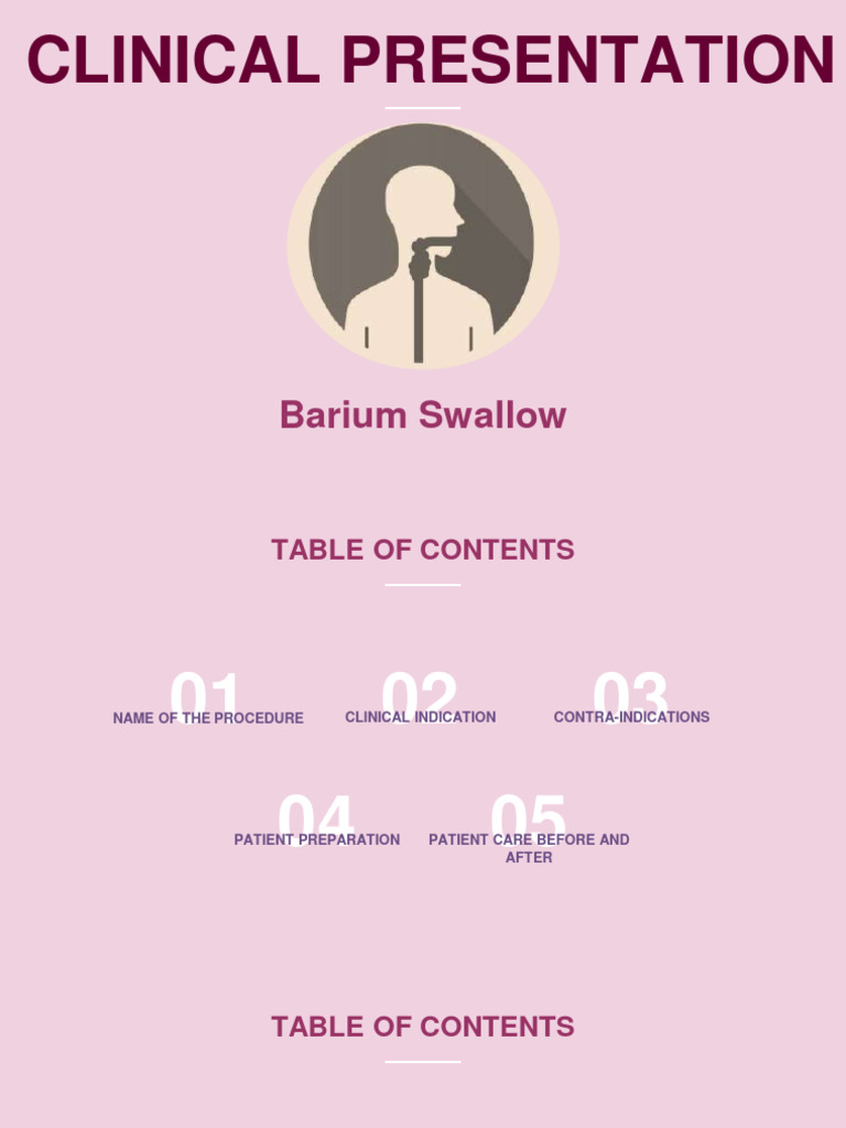 Clinical Case Barium Swallow | PDF | Esophagus