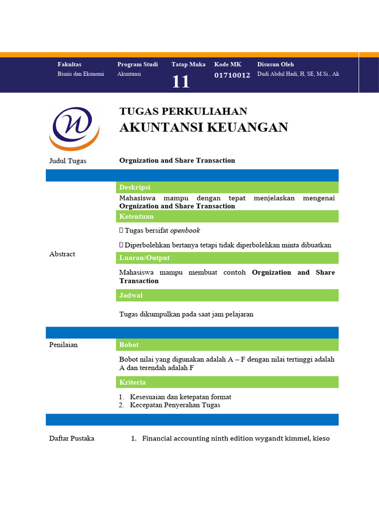 Tugas 11 Organization Ang Share Transaction | PDF | Stocks | Preferred Stock