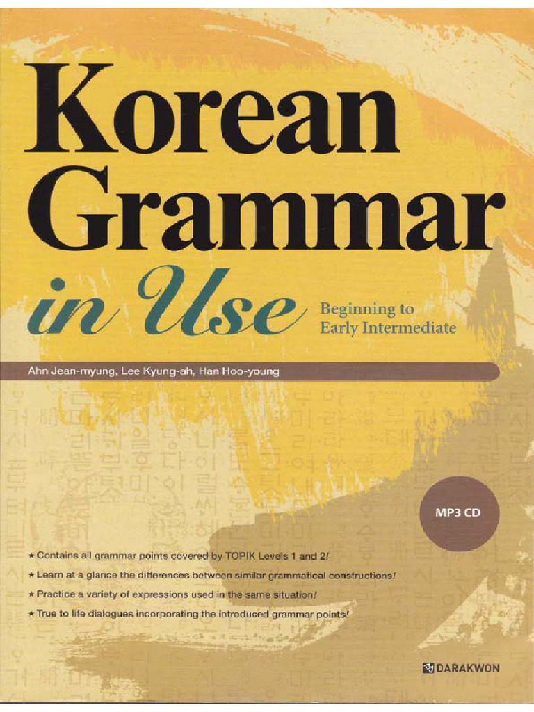 Korean Grammar For Beginner-Compressed | PDF