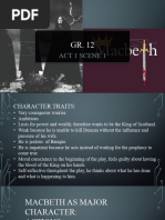 Macbeth Act 1 No Fear | PDF | Macbeth