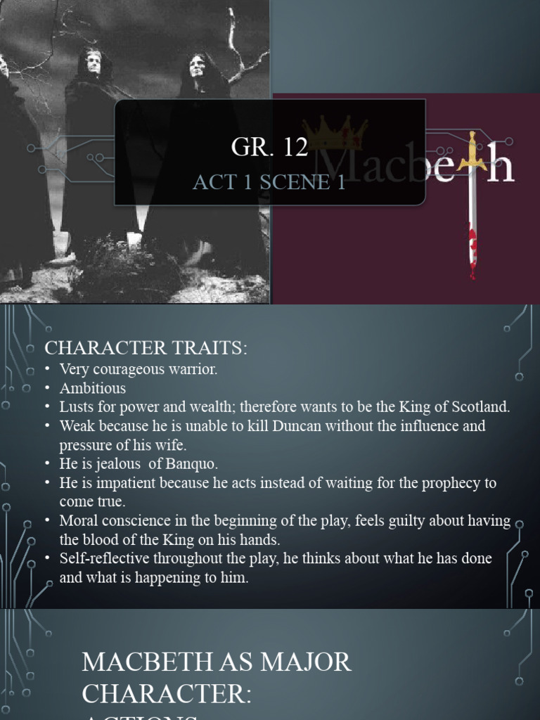 Macbeth Act 1 Scene 1 | PDF | Macbeth | Shakespearean Tragedies