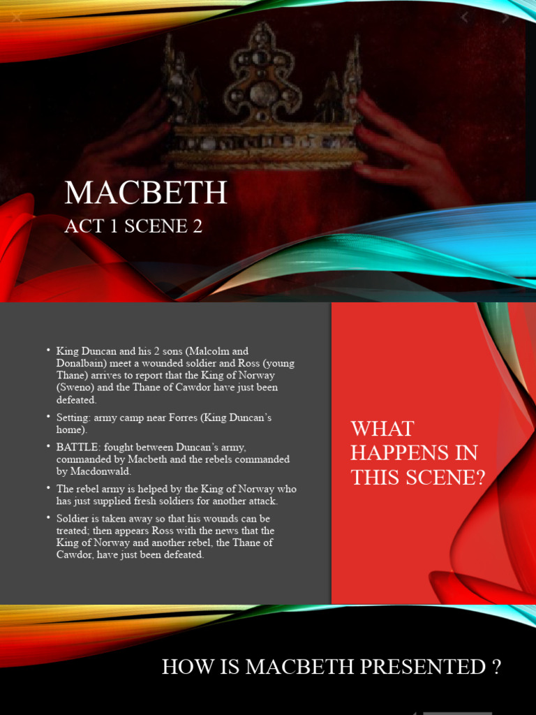Macbeth Act 1 Scene 2 | PDF | Macbeth
