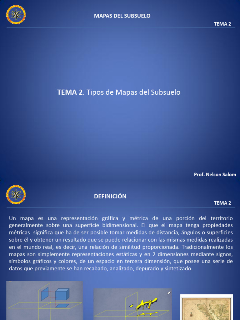 Mapas Del Subsuelo TEMAS 2-3 | PDF | Mapa | Depósito de petróleo