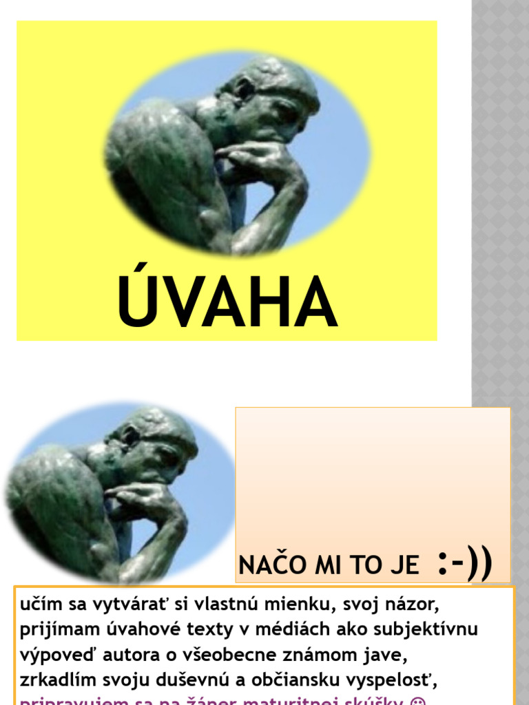 Úvaha | PDF