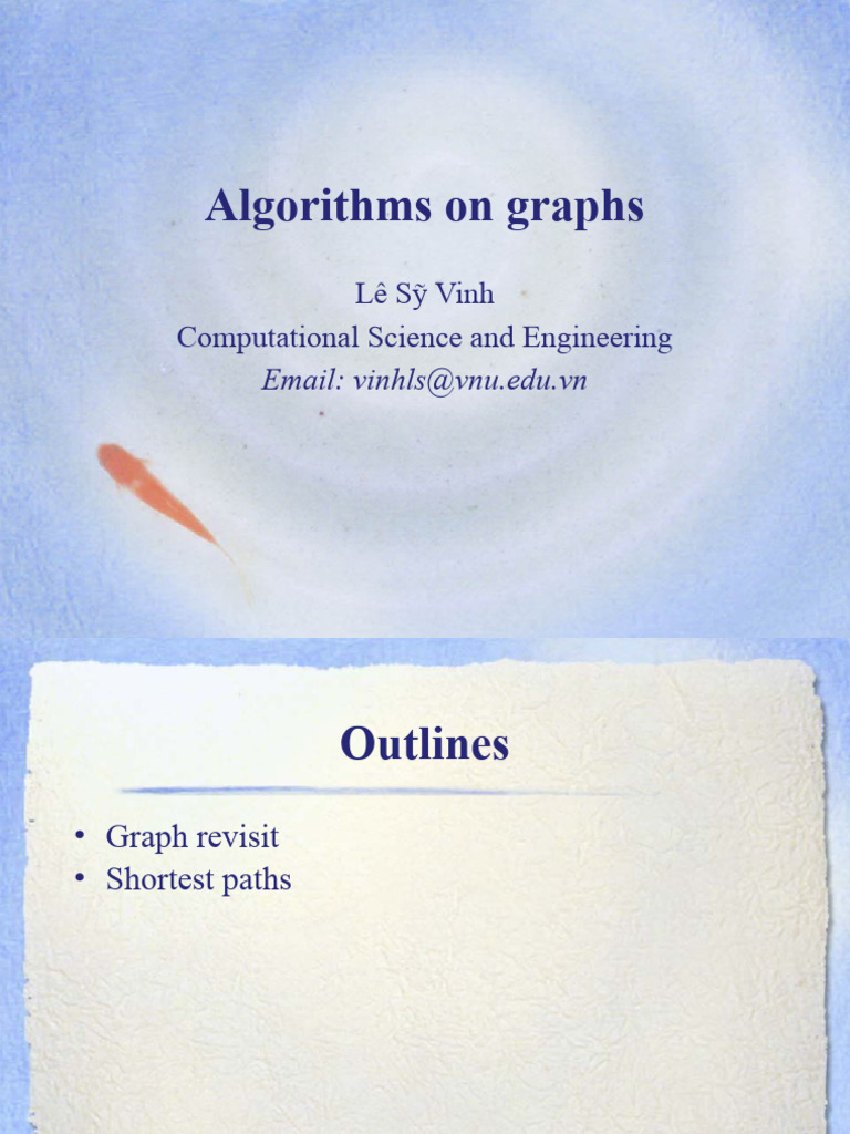 Lecture11 Graphs Part1 | PDF | Algorithms | Applied Mathematics