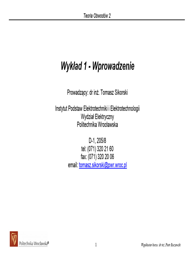 TO2 ETK W01-Wprowadzenie | PDF