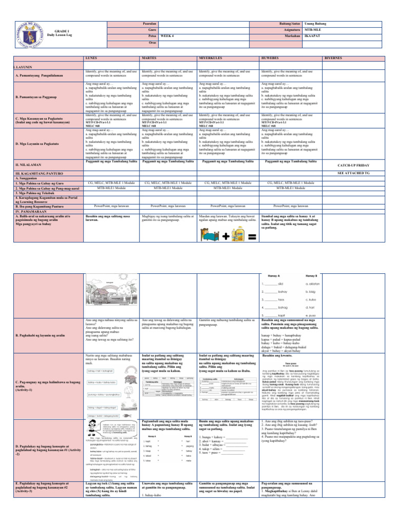 W4 Q4 Mtb-Mle 1 | PDF