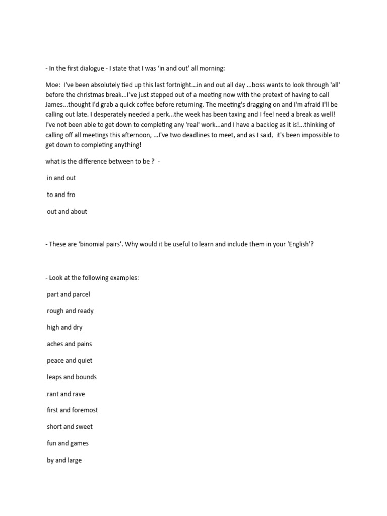 Class 3 Binomials | PDF