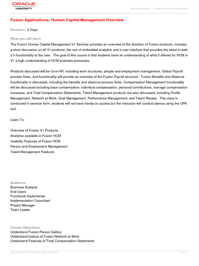 D74394GC10 - 41 - US - Fusion Applications Human Capital Management ...
