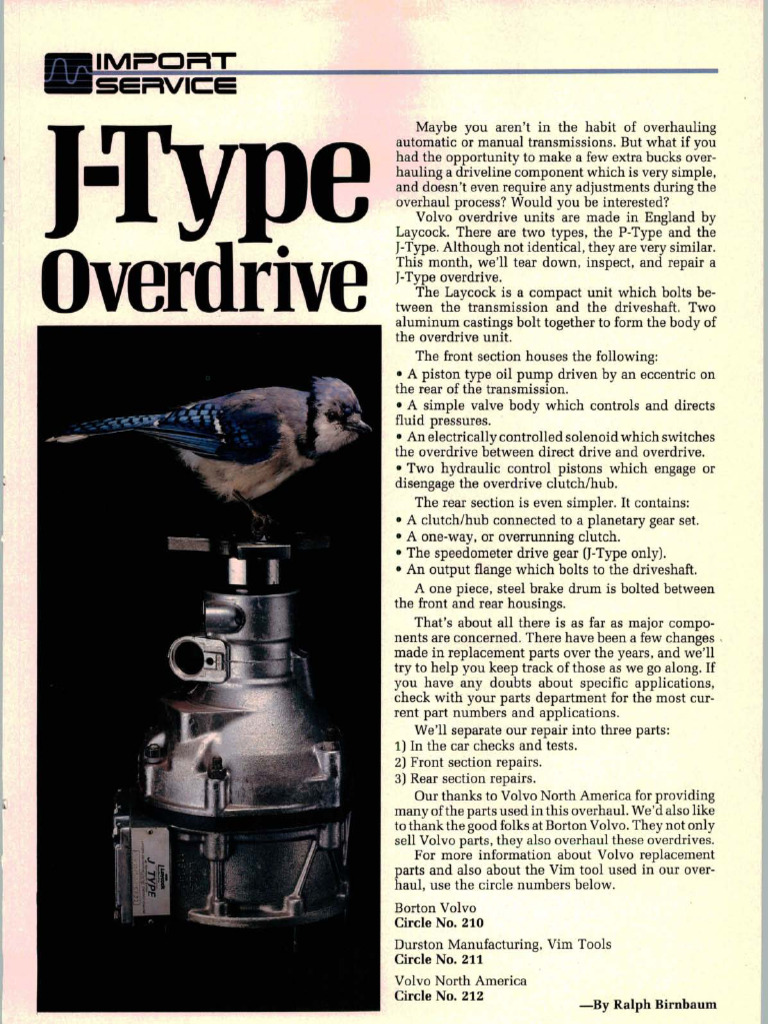J Type Overdrive | PDF