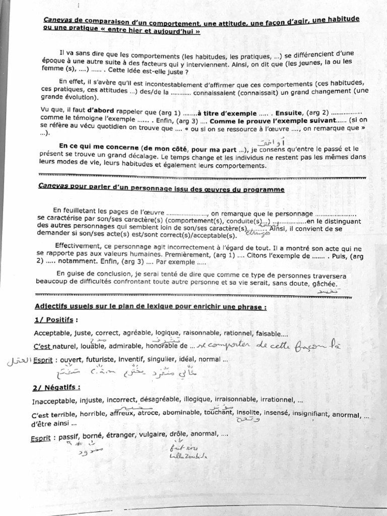 Prod.écrite - Plans | PDF