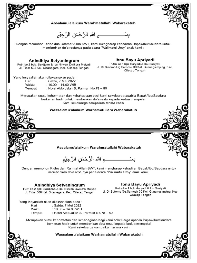 Walimatul Ursy Nasi Box 2 | PDF