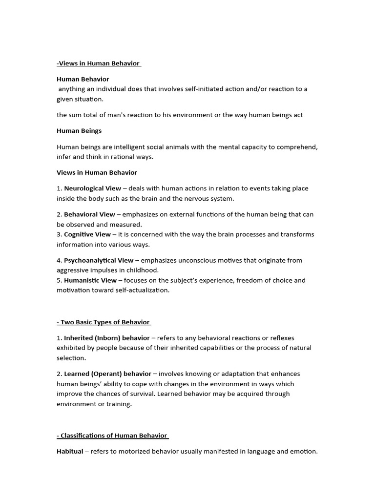 Crim3 Reviewer | PDF | Extraversion And Introversion | Human Behavior