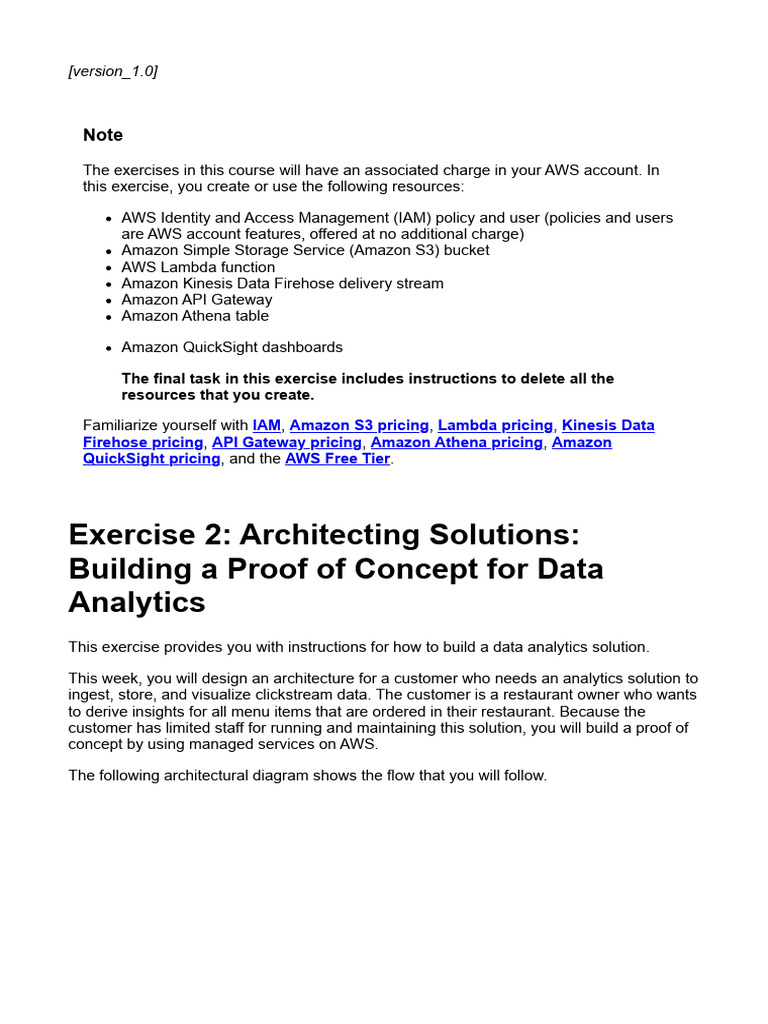 Exercise 2 - Architecting Solutions - Building A Proof of Concept For ...