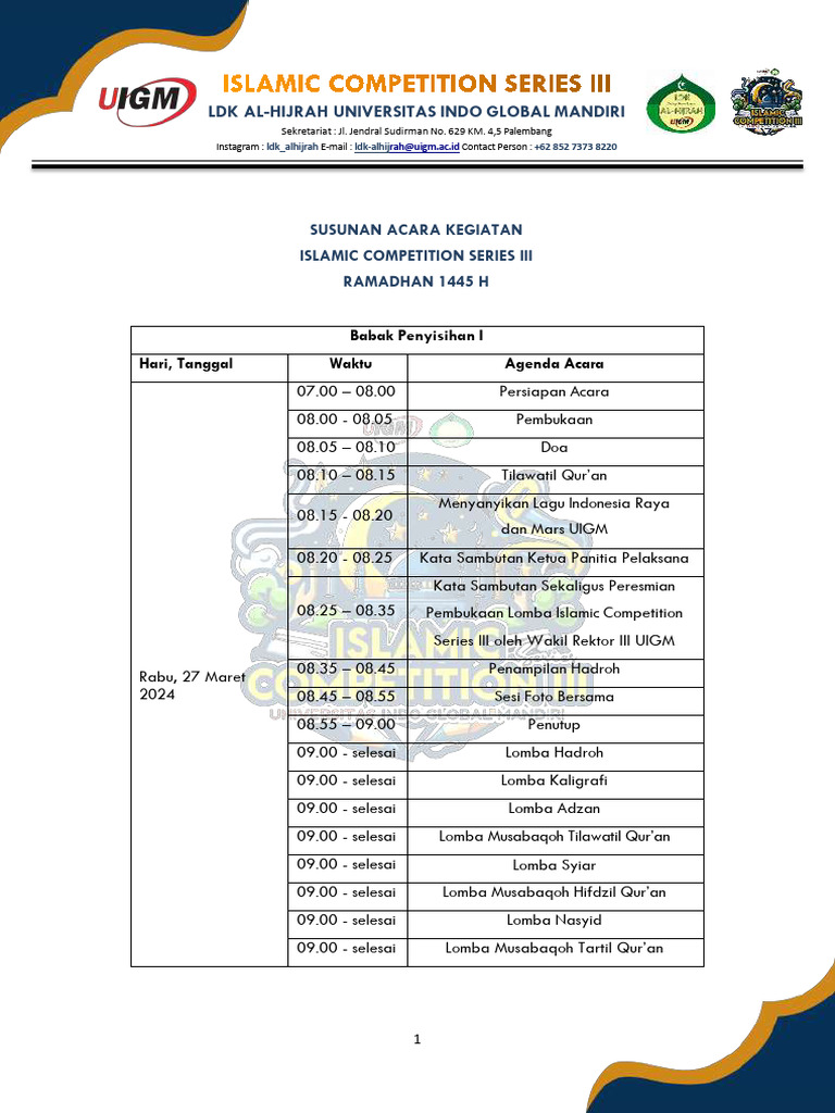 Rundown ICS3 | PDF