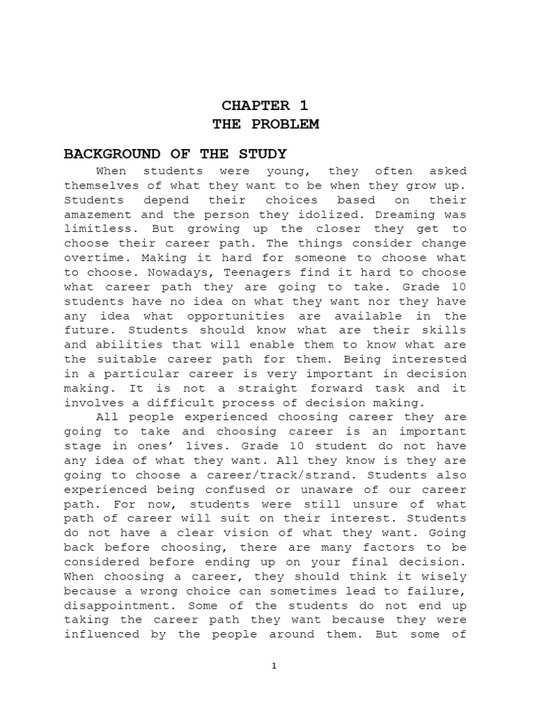 Practical Research Chapter 1 5 Group 1 | PDF | Survey Methodology | Choice