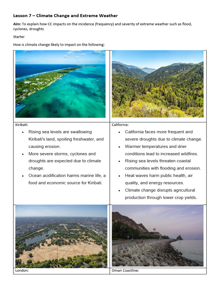 Climate Change's Impact on Extreme Weather | PDF | Extreme Weather | Flood