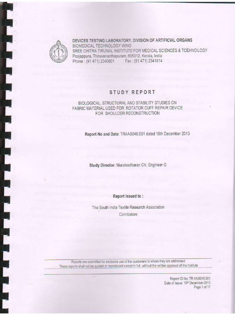 PHD Biocompatibility Report | PDF