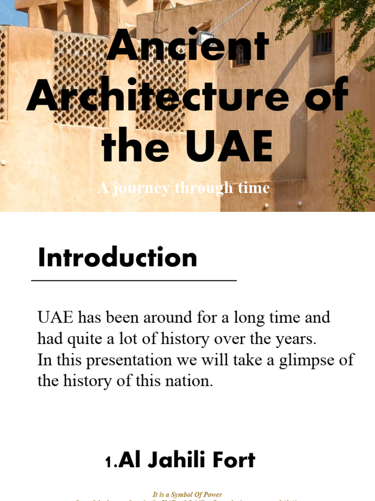 Ancient Architecture in The UAE | PDF