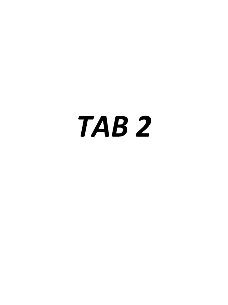 Tab 2 | PDF