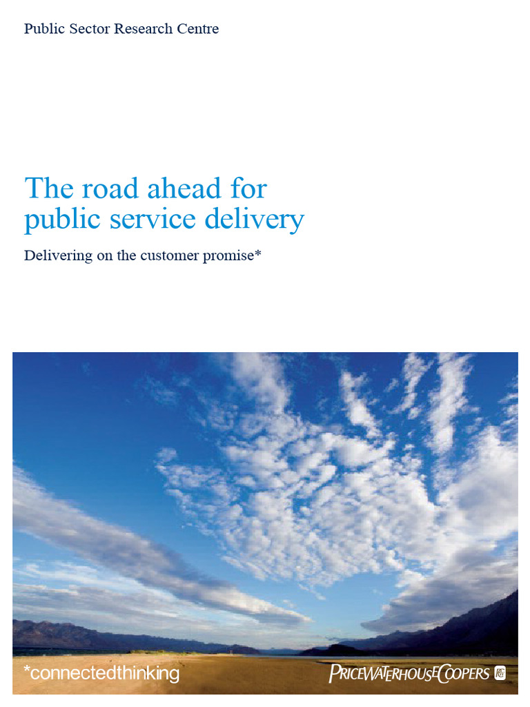 Enhancing Public Sector Service Delivery | PDF | Innovation | Customer ...