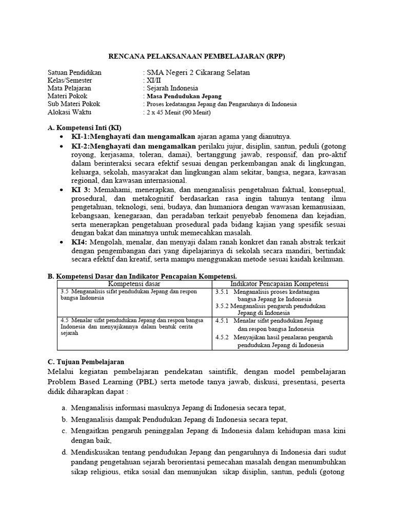 RPP - Modul Ajar - LKPD | PDF