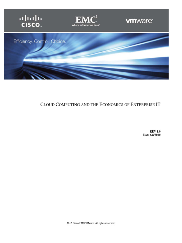 White - Paper - Cloud Computing Economics | PDF | Cloud Computing | Virtualization