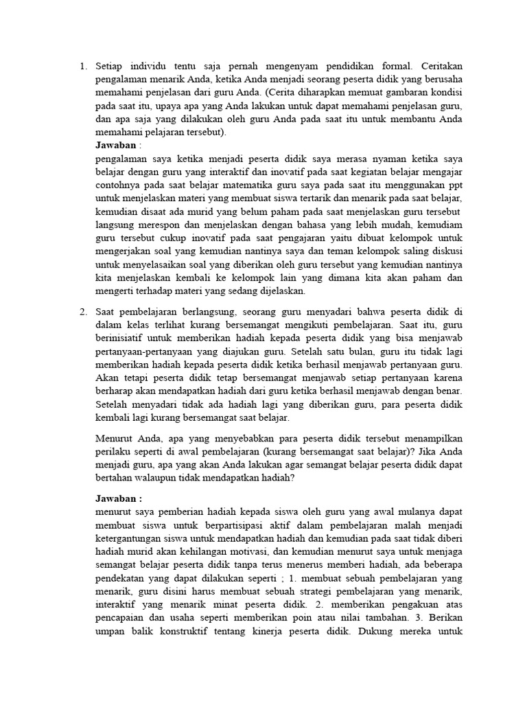 Topik 1 - Mulai Dari Diri | PDF